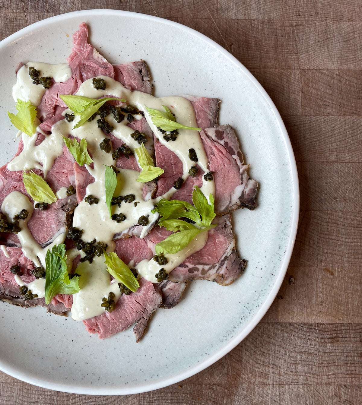 Leftover Roast Beef “Tonnato” by Barry Horne– Provenance Village ...