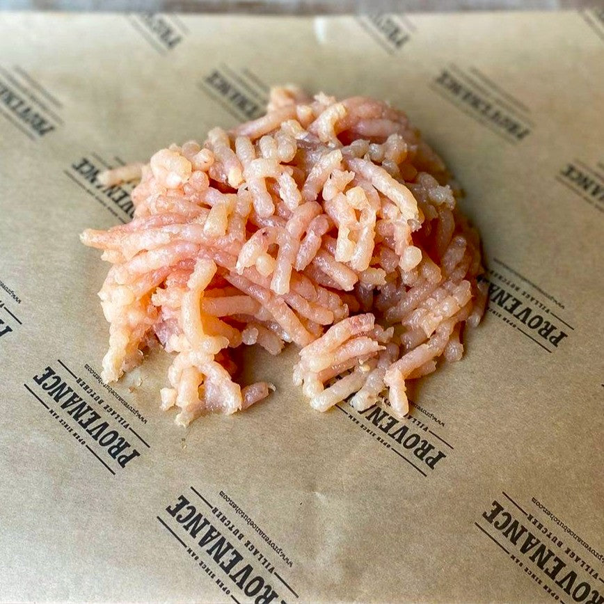 Provenance Village Butcher | Free Range Minced Chicken Thigh | Delivery ...